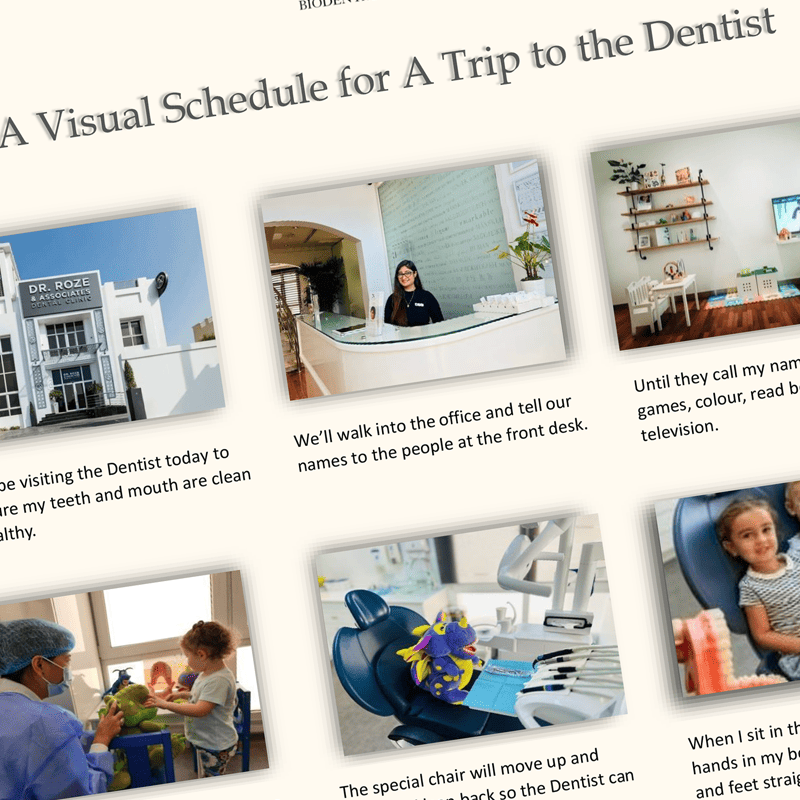 A Visual Schedule for a Trip to the Dentist